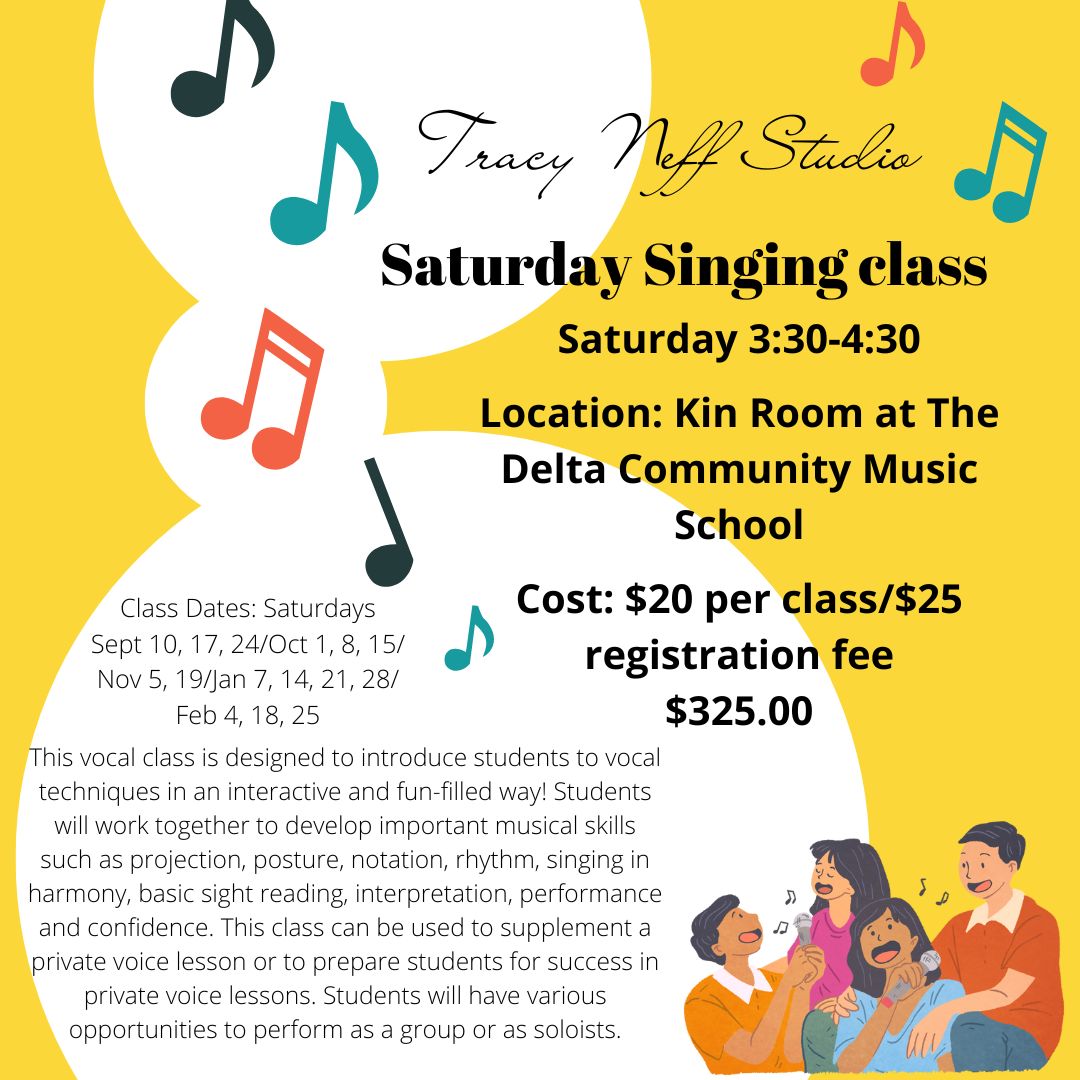 Saturday Singing Class – Delta Community Music School